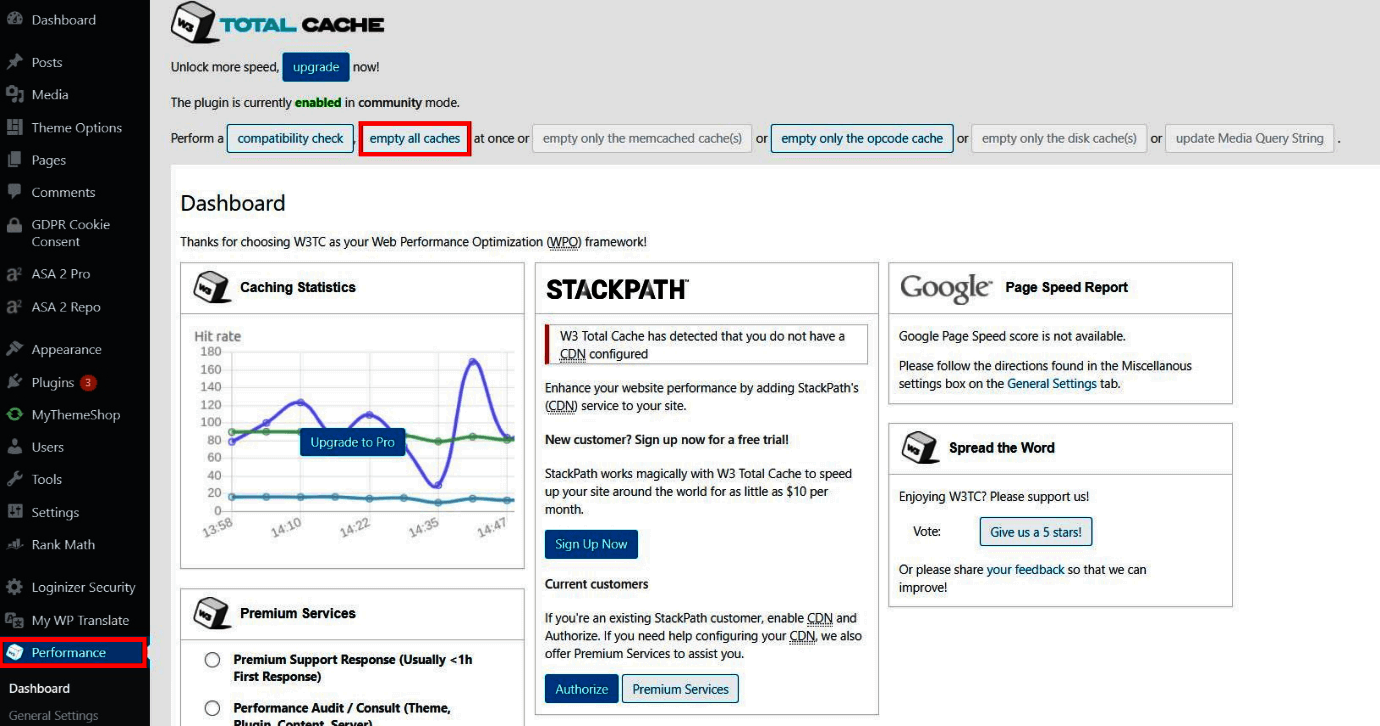 Limpar cache no WordPress: como limpar com e sem plugin - IONOS